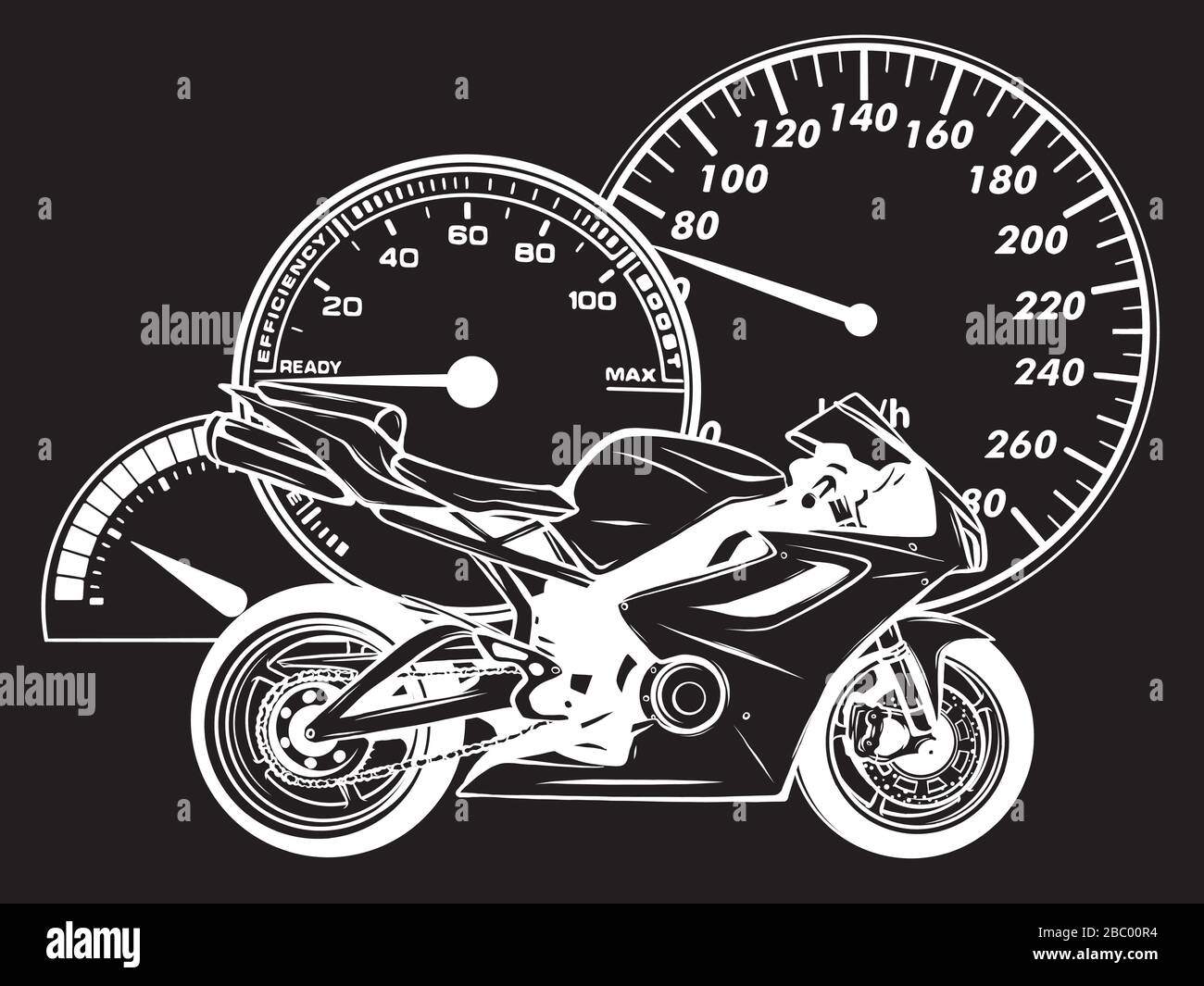 speed race in black background vactor illustration Stock Vector Image ...