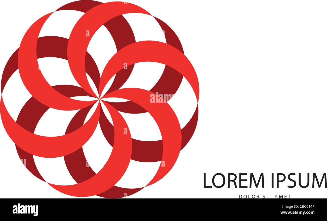 Abstract logo in vector format (illustration). Can be used in branding ...
