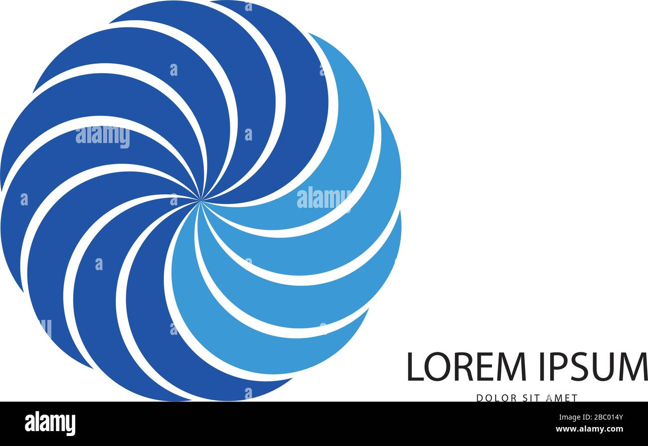 Abstract logo in vector format (illustration). Can be used in branding ...