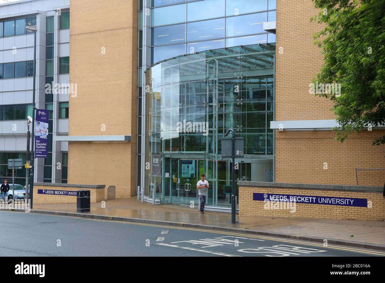 LEEDS, UK - JULY 12, 2016: Leeds Beckett University in the UK. The ...