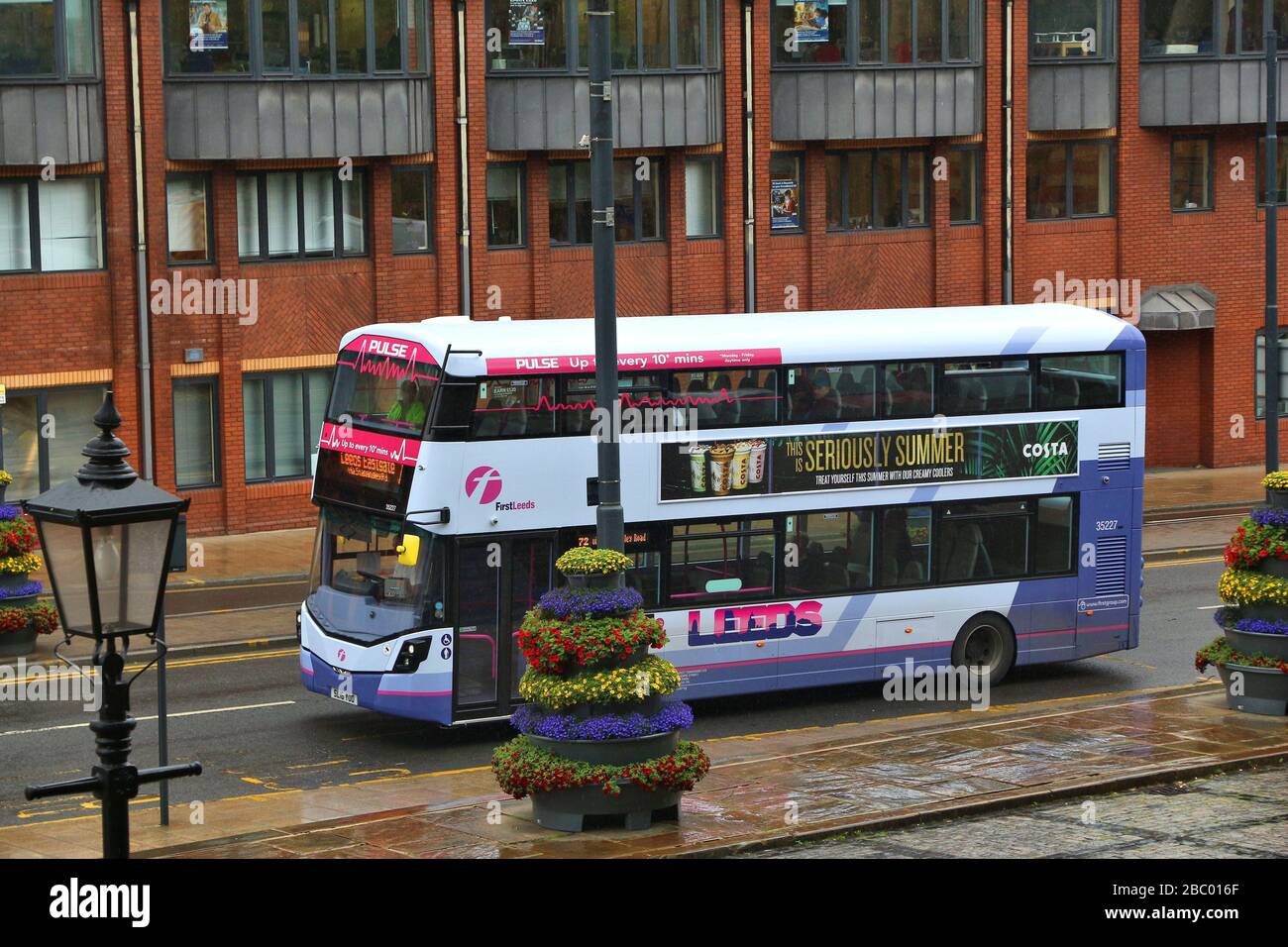 First leeds bus double decker hi-res stock photography and images - Alamy