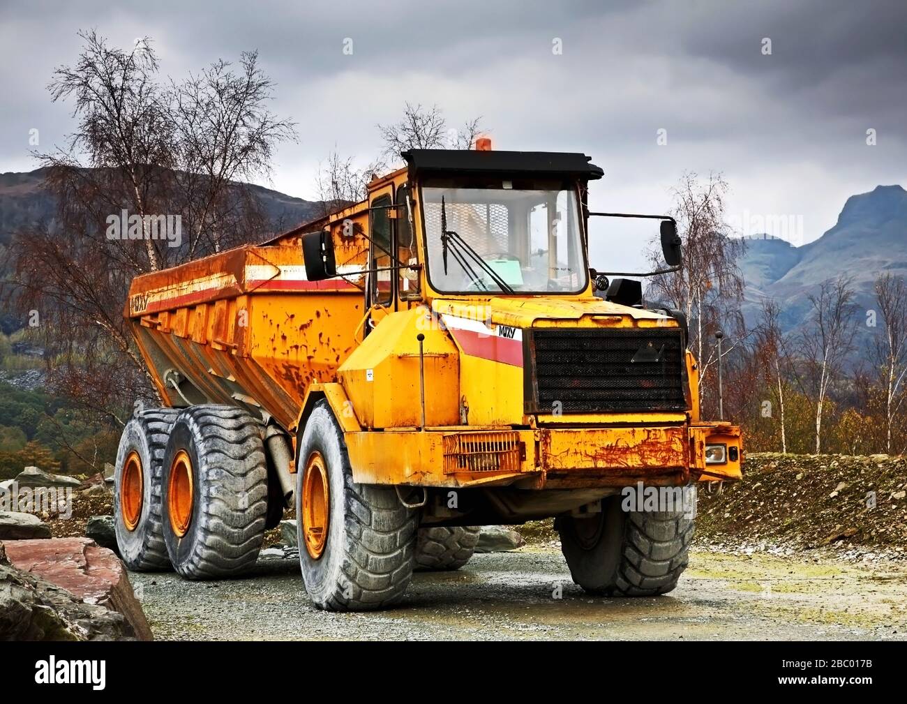 Slate quarry wagon hi-res stock photography and images - Alamy