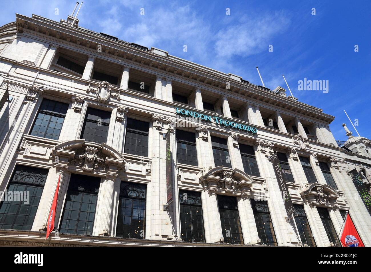 LONDON, UK - JULY 7, 2016: Trocadero building in London, UK. London ...