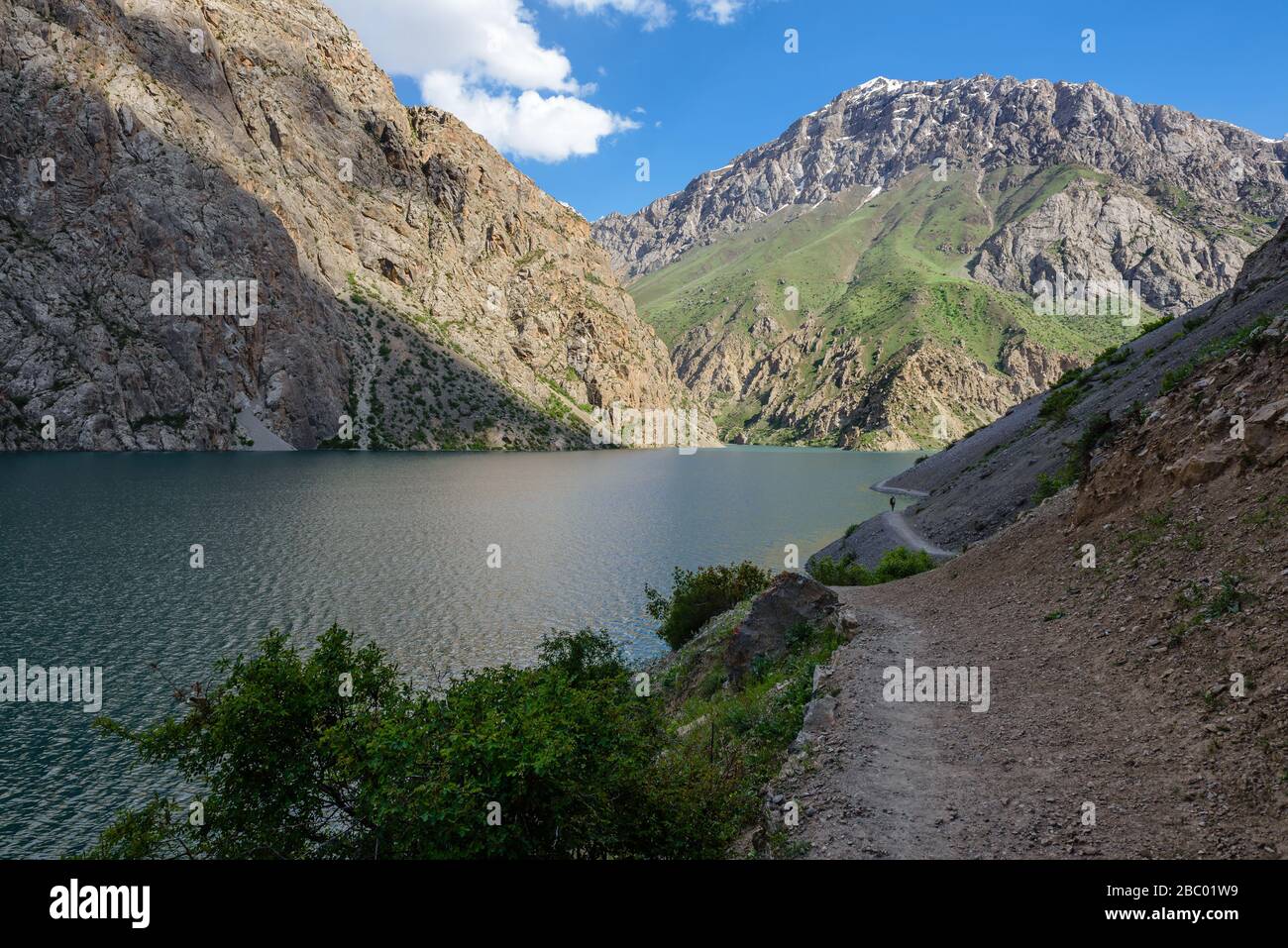 The beautiful seven lake trekking destination. View on the lake number ...