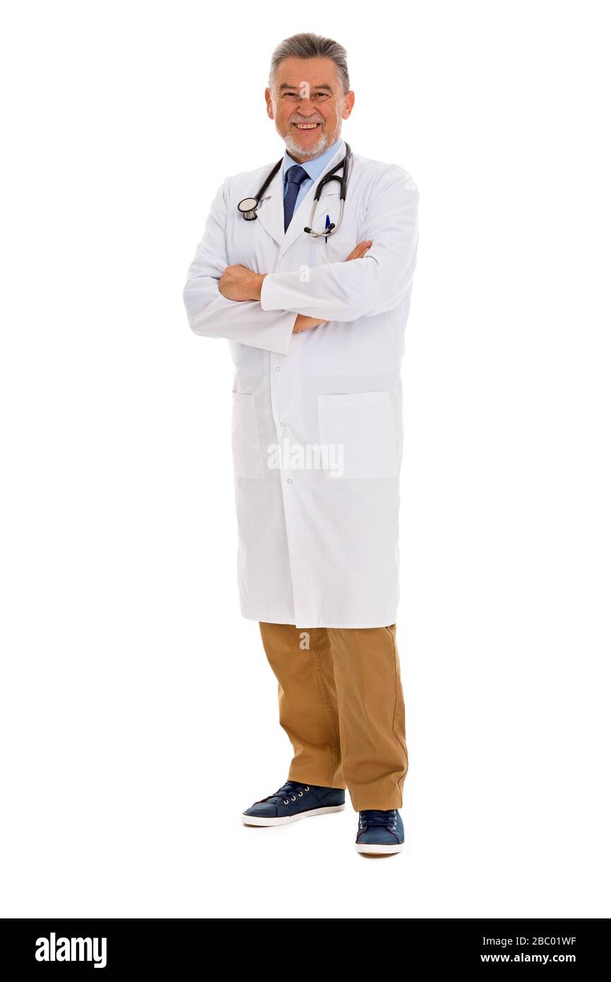 Man health check smiling Cut Out Stock Images & Pictures - Alamy