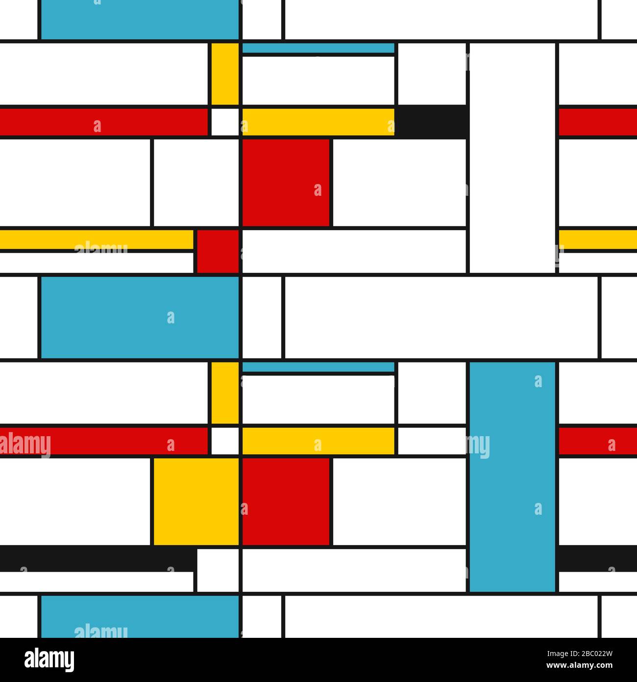 Mondrian emulation Cut Out Stock Images & Pictures - Alamy