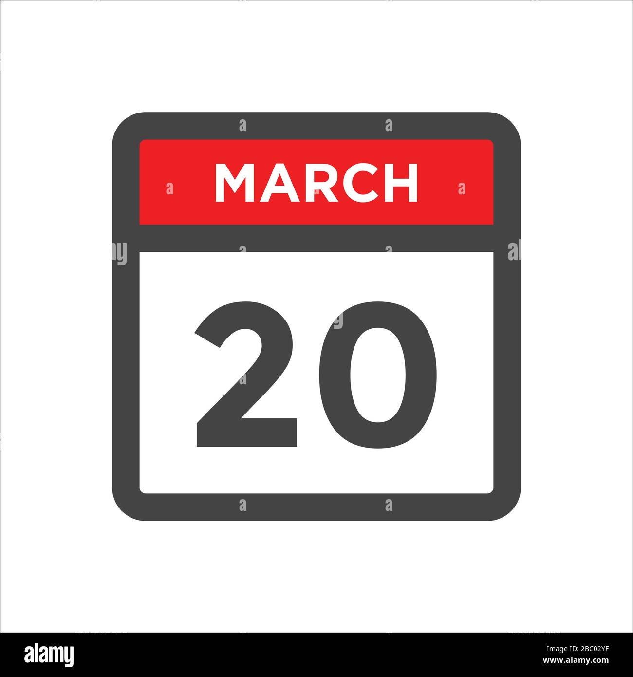 20 march icon hi-res stock photography and images - Alamy