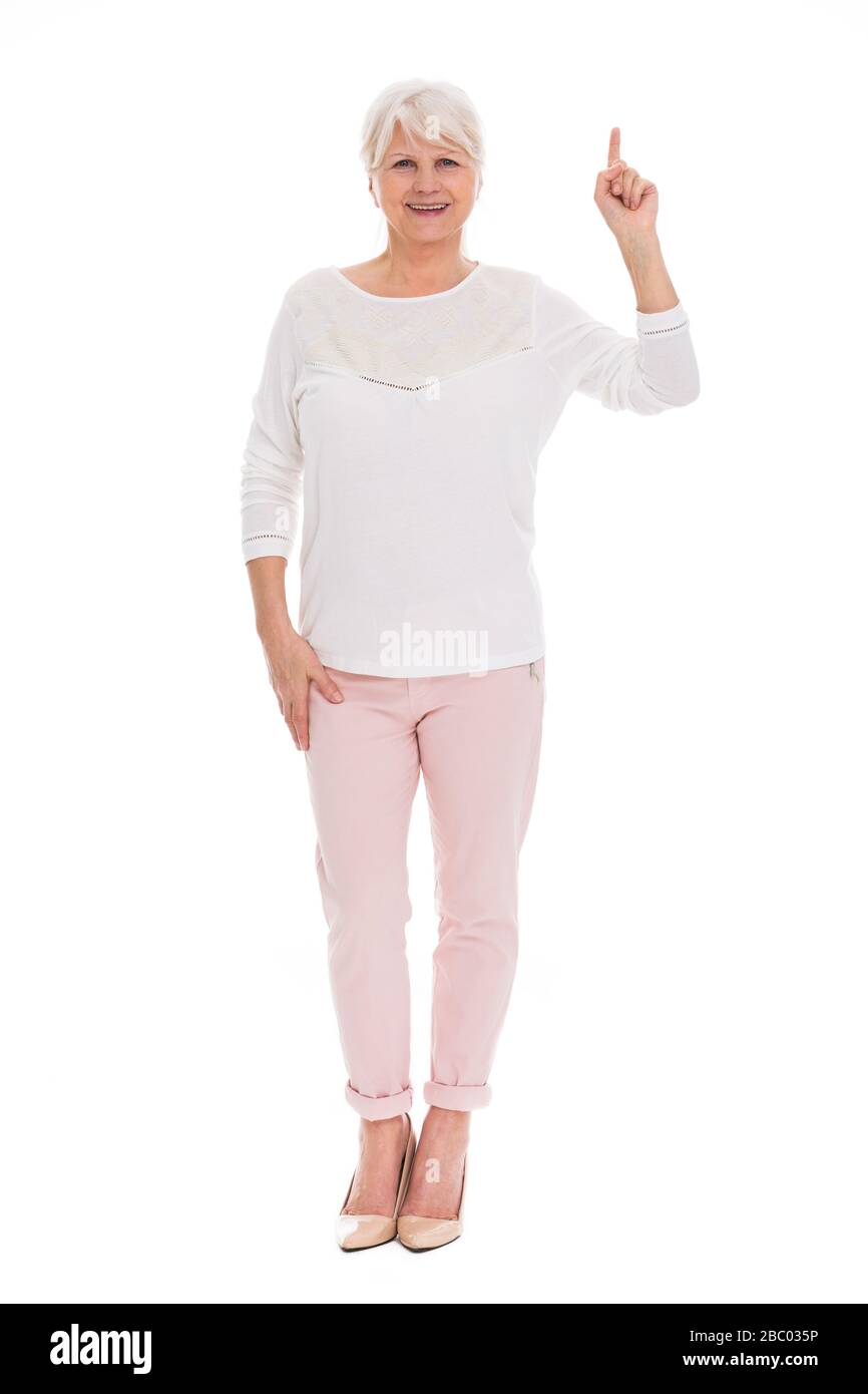 Happy smiling retired elderly people Cut Out Stock Images & Pictures ...