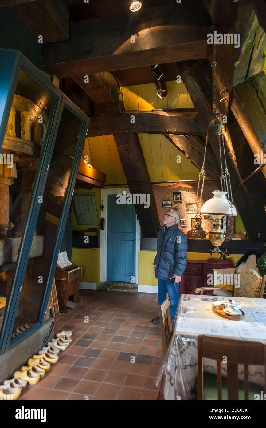 Windmill interior netherlands hi-res stock photography and images - Alamy