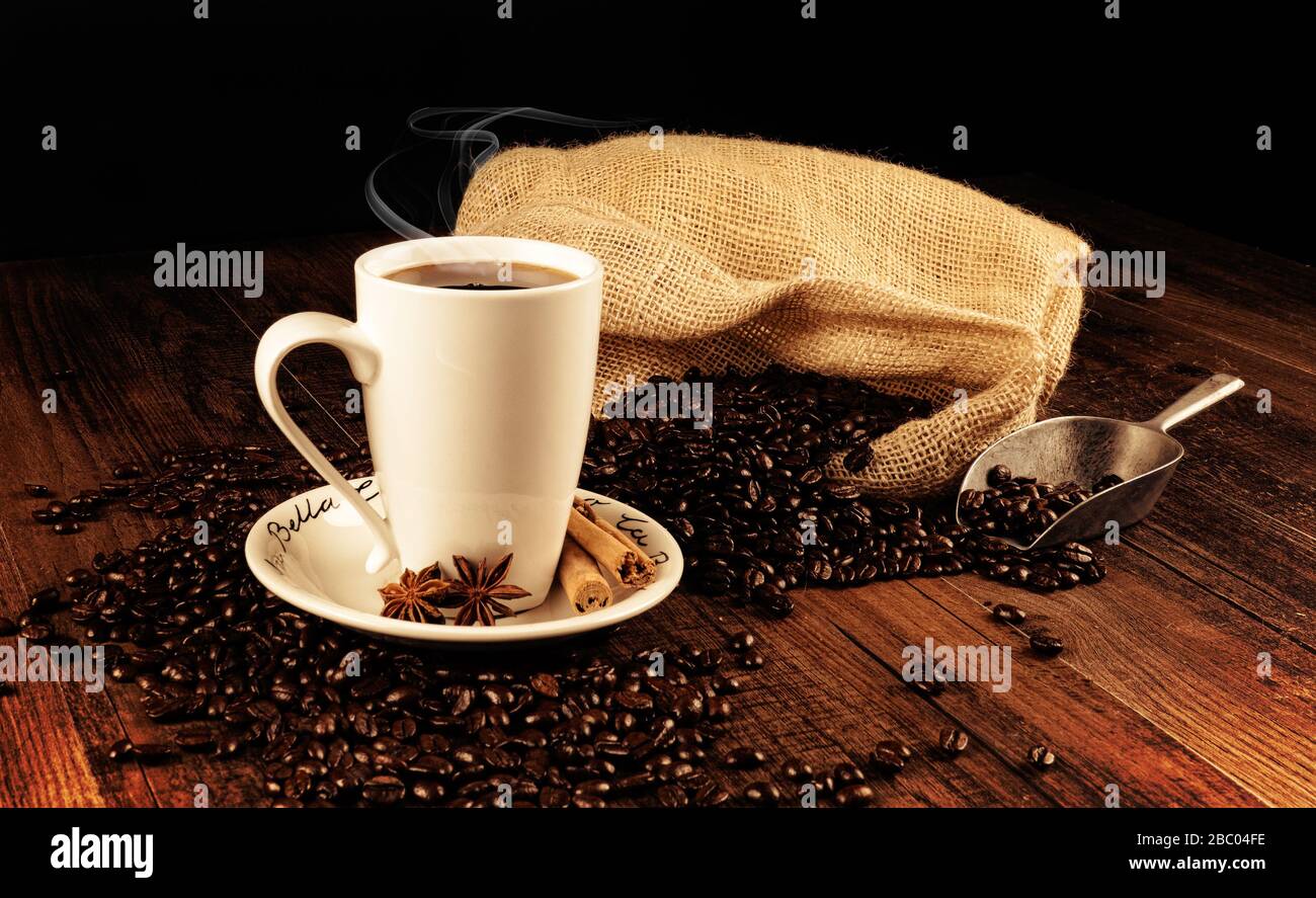 Real coffee hi-res stock photography and images - Alamy
