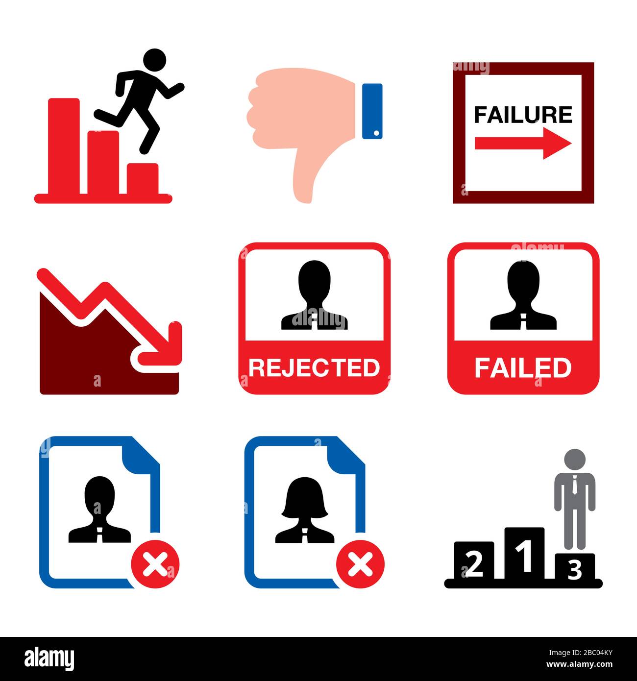 Educational failure Stock Vector Images - Alamy
