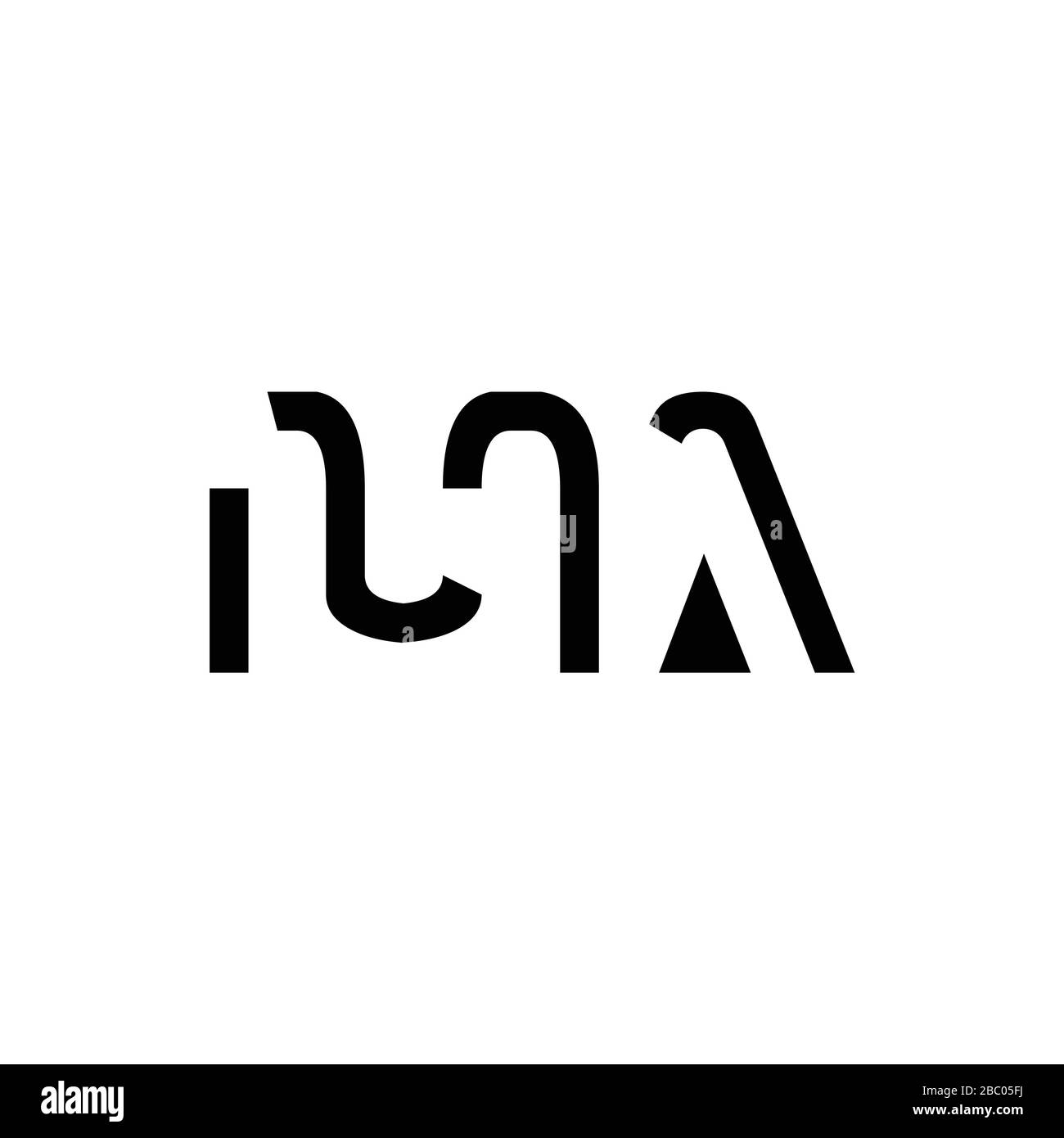 Initial MA letter Logo vector Template. Abstract Letter MA logo Design ...