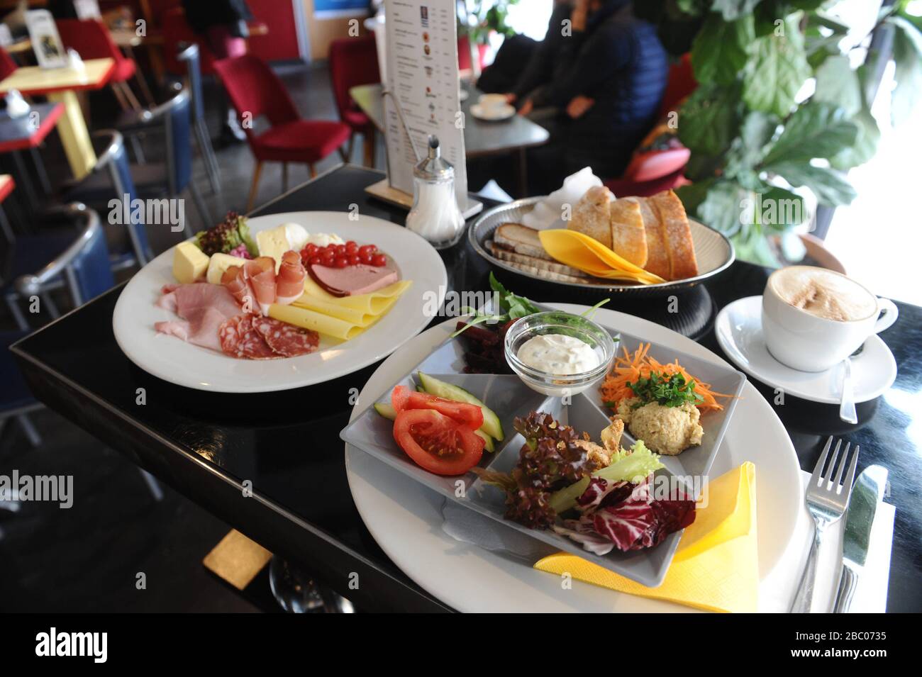 Breakfast at the Stadtcafé in the Stadtmuseum in Munich. [automated ...