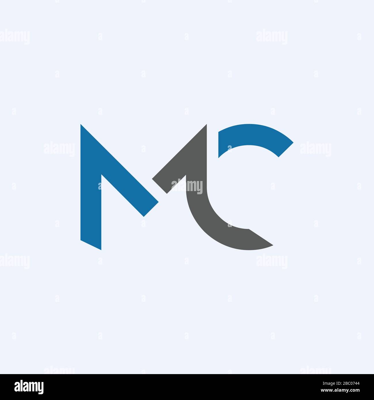 Initial MC letter Logo vector Template. Abstract Letter MC logo Design ...