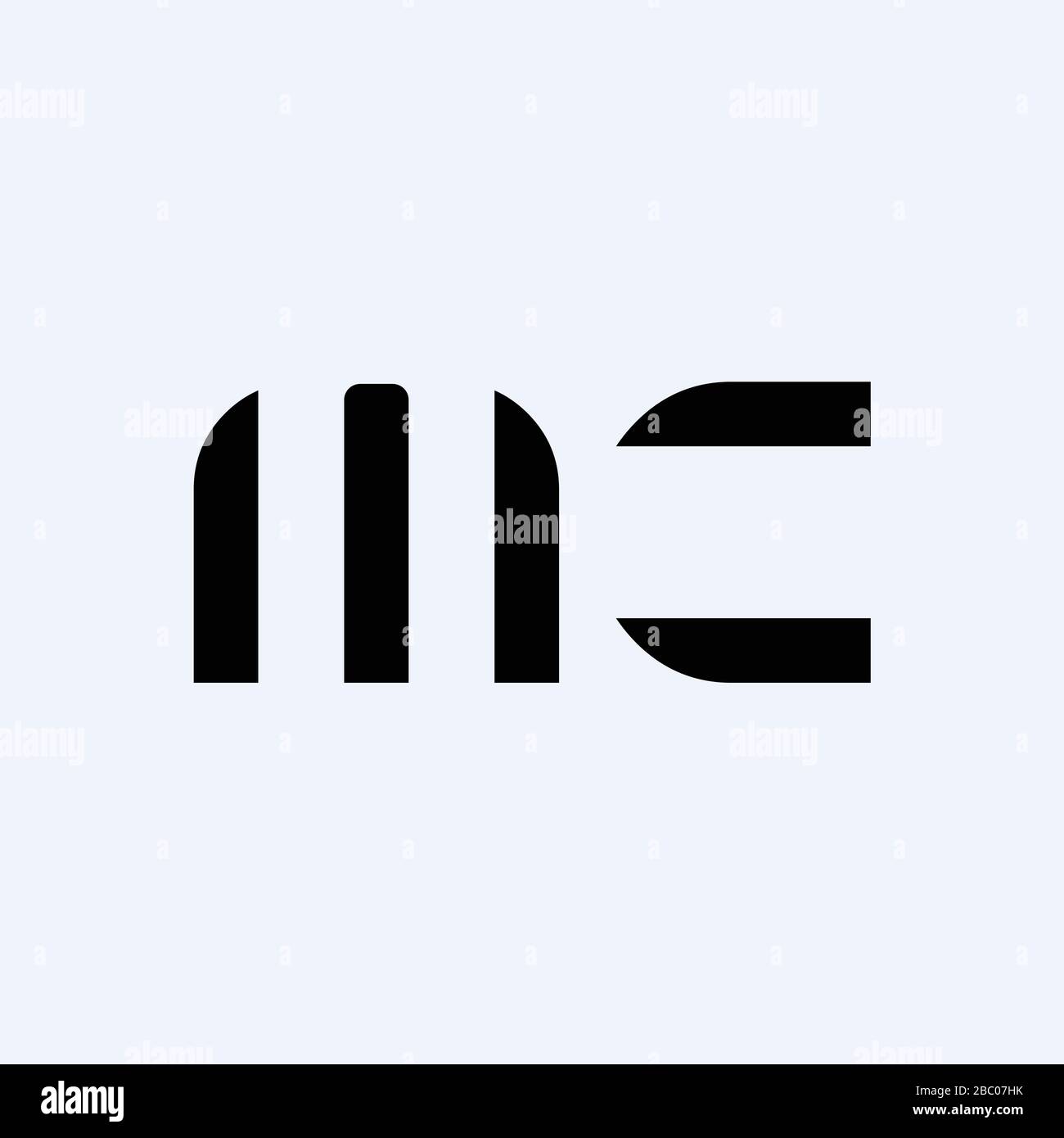 Initial MC letter Logo vector Template. Abstract Letter MC logo Design ...