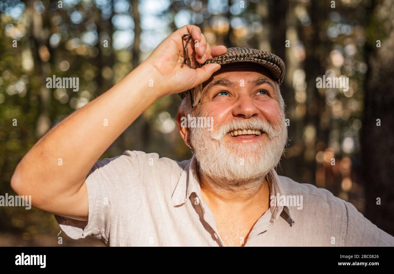 Living happy life. Meaning of life. Elderly people care. Nursing home ...