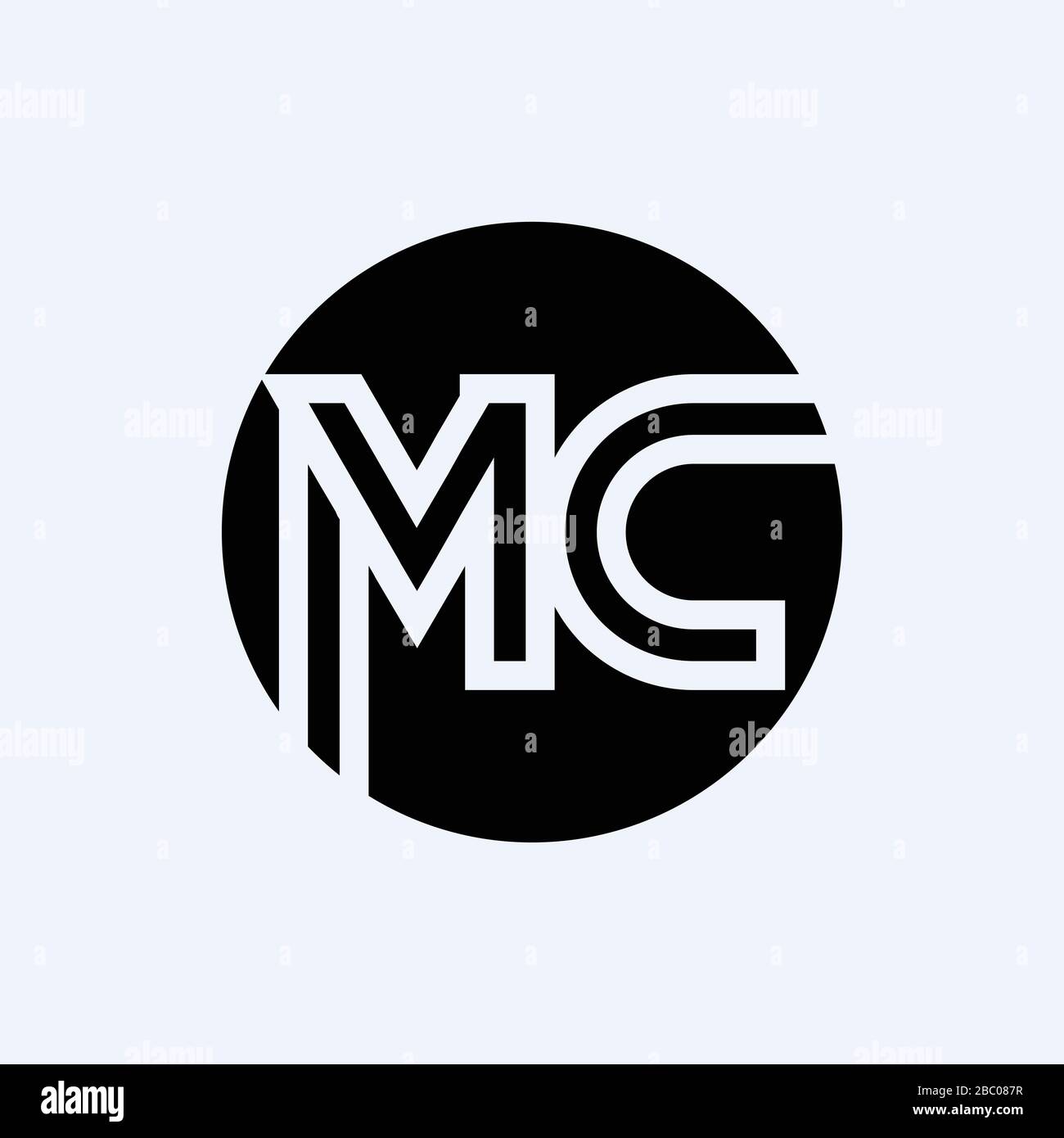 Initial MC letter Logo vector Template. Abstract Letter MC logo Design ...