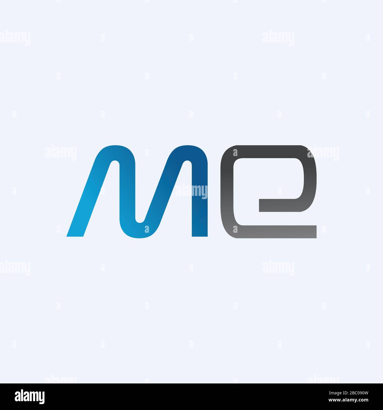 Initial ME letter Logo vector Template. Abstract Letter ME logo Design ...