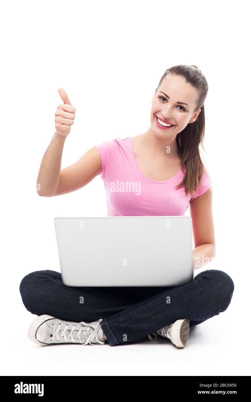 Woman fists raised face hi-res stock photography and images - Alamy