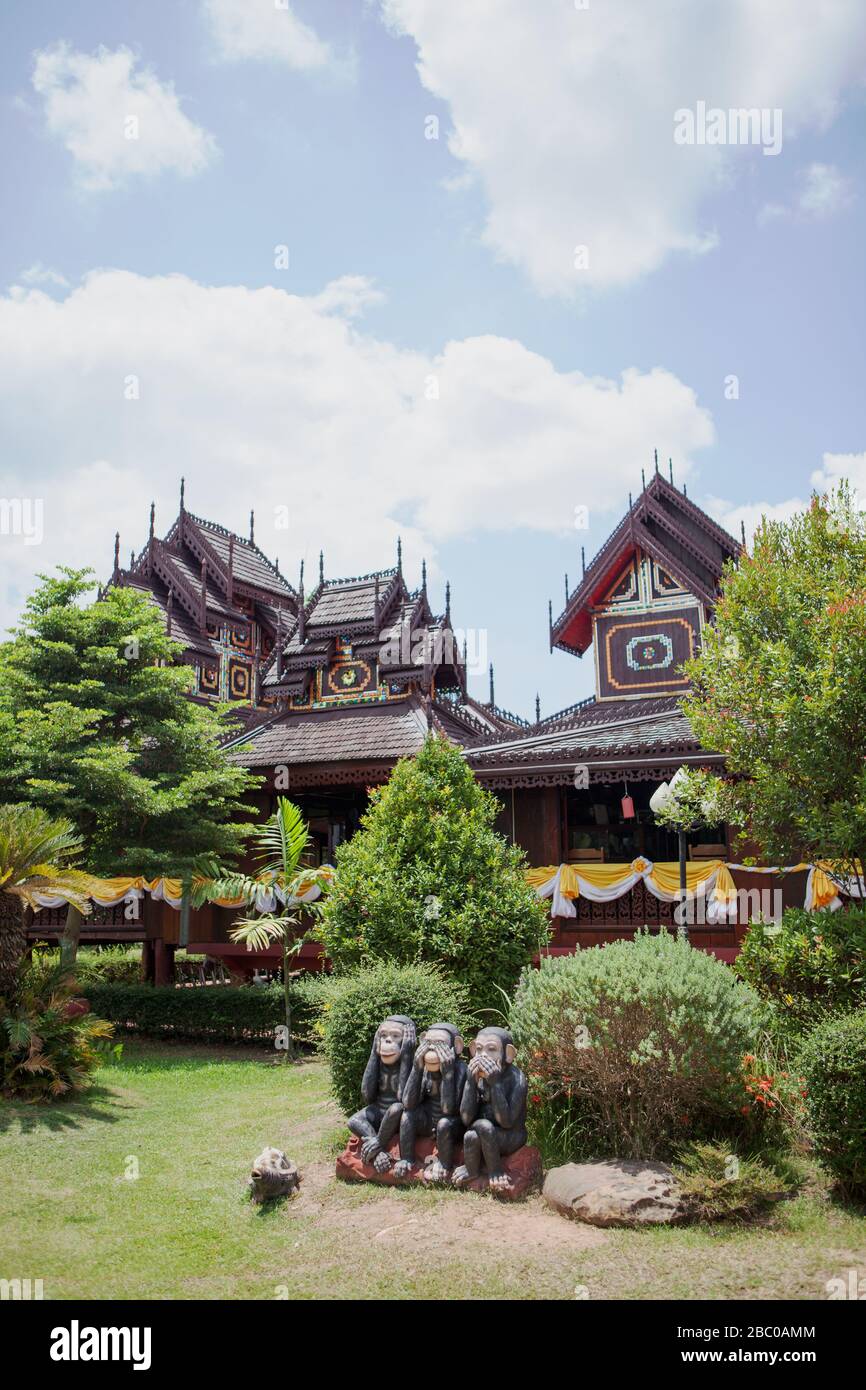Wat Nantaram is a Tai Yai (Shan-style) community teakwood temple in ...