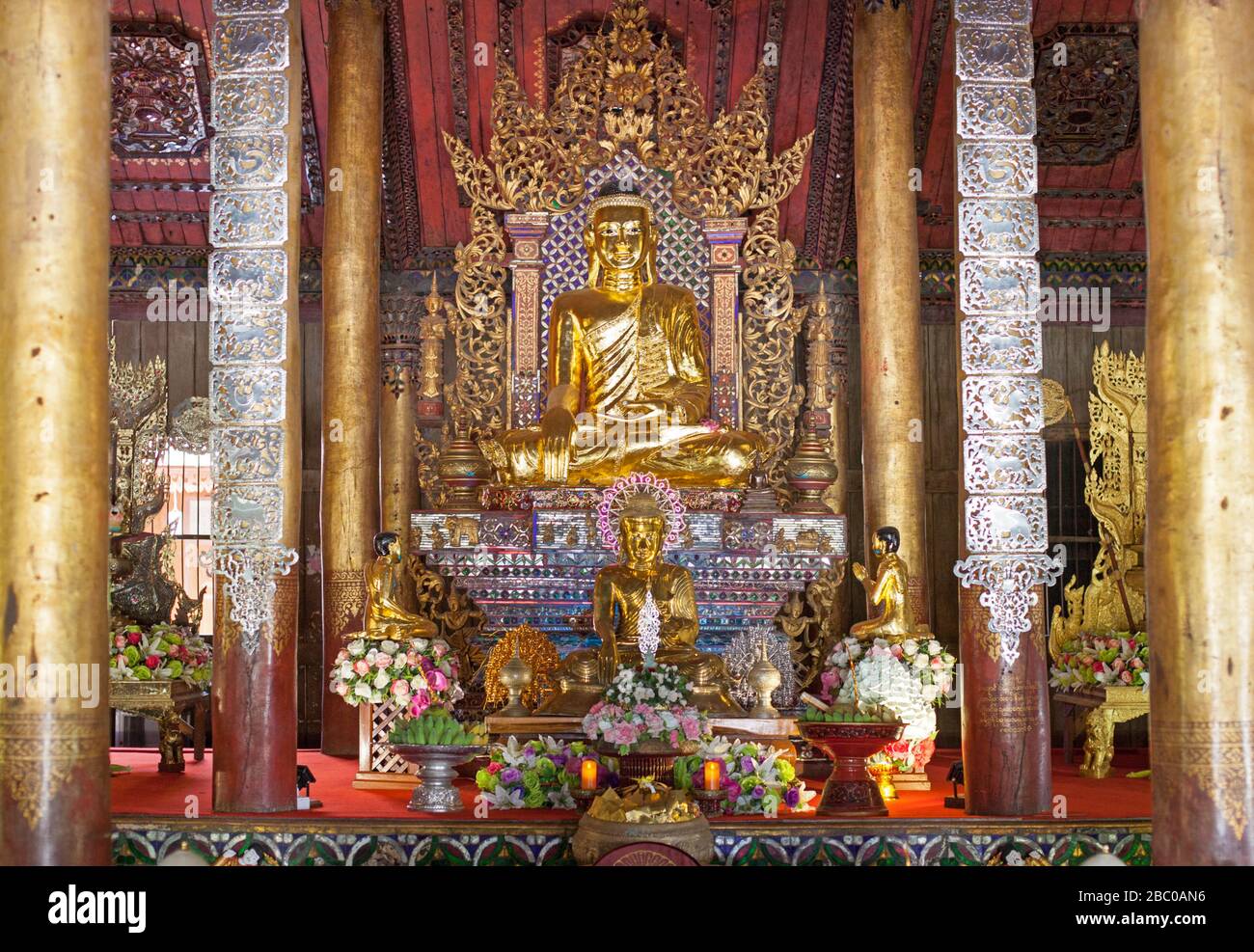 Wat Nantaram is a Tai Yai (Shan-style) community teakwood temple in ...
