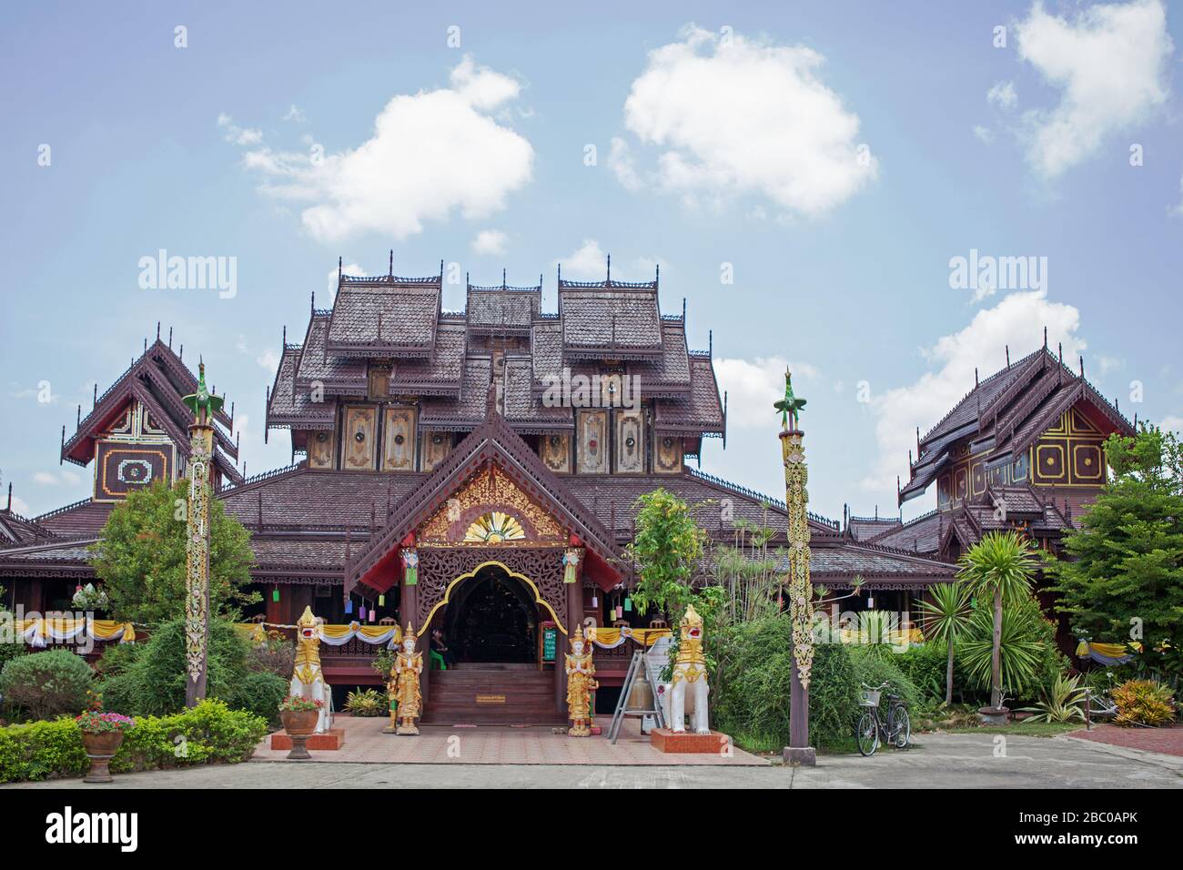 Wat Nantaram is a Tai Yai (Shan-style) community teakwood temple in ...
