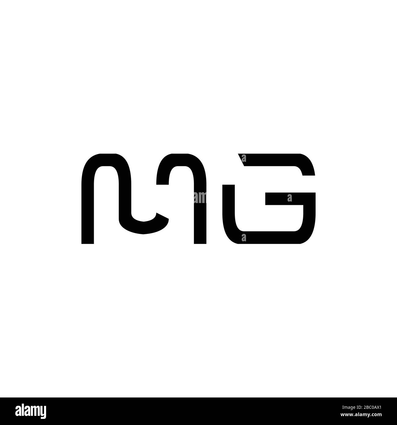 Initial MG letter Logo vector Template. Abstract Letter MG logo Design ...