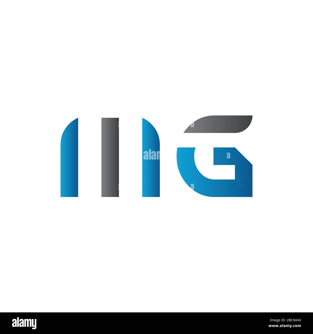 Initial MG letter Logo vector Template. Abstract Letter MG logo Design ...