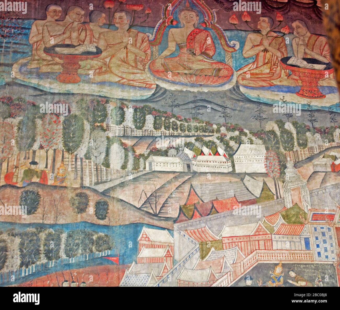 Wat Phumin has some of the most unique murals in Thailand. Well ...