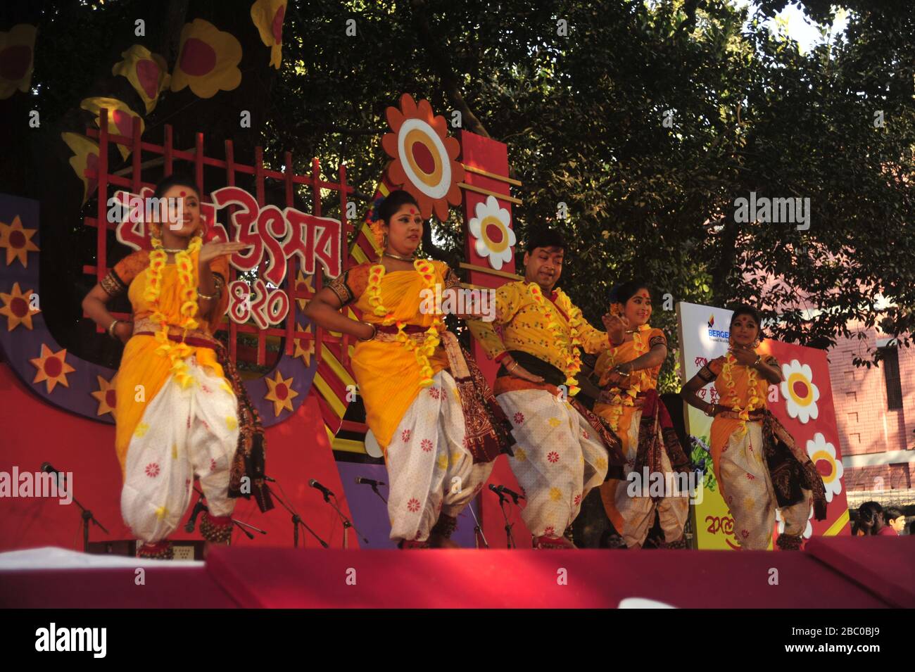 People from all walk join the cultural program of Pahela Falgun, also ...