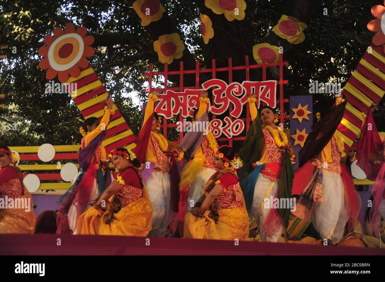 People from all walk join the cultural program of Pahela Falgun, also ...