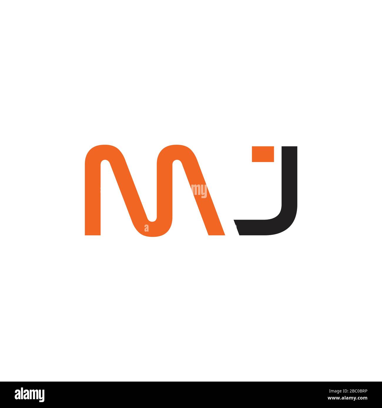 Initial MJ letter Logo vector Template. Abstract Letter MJ logo Design ...