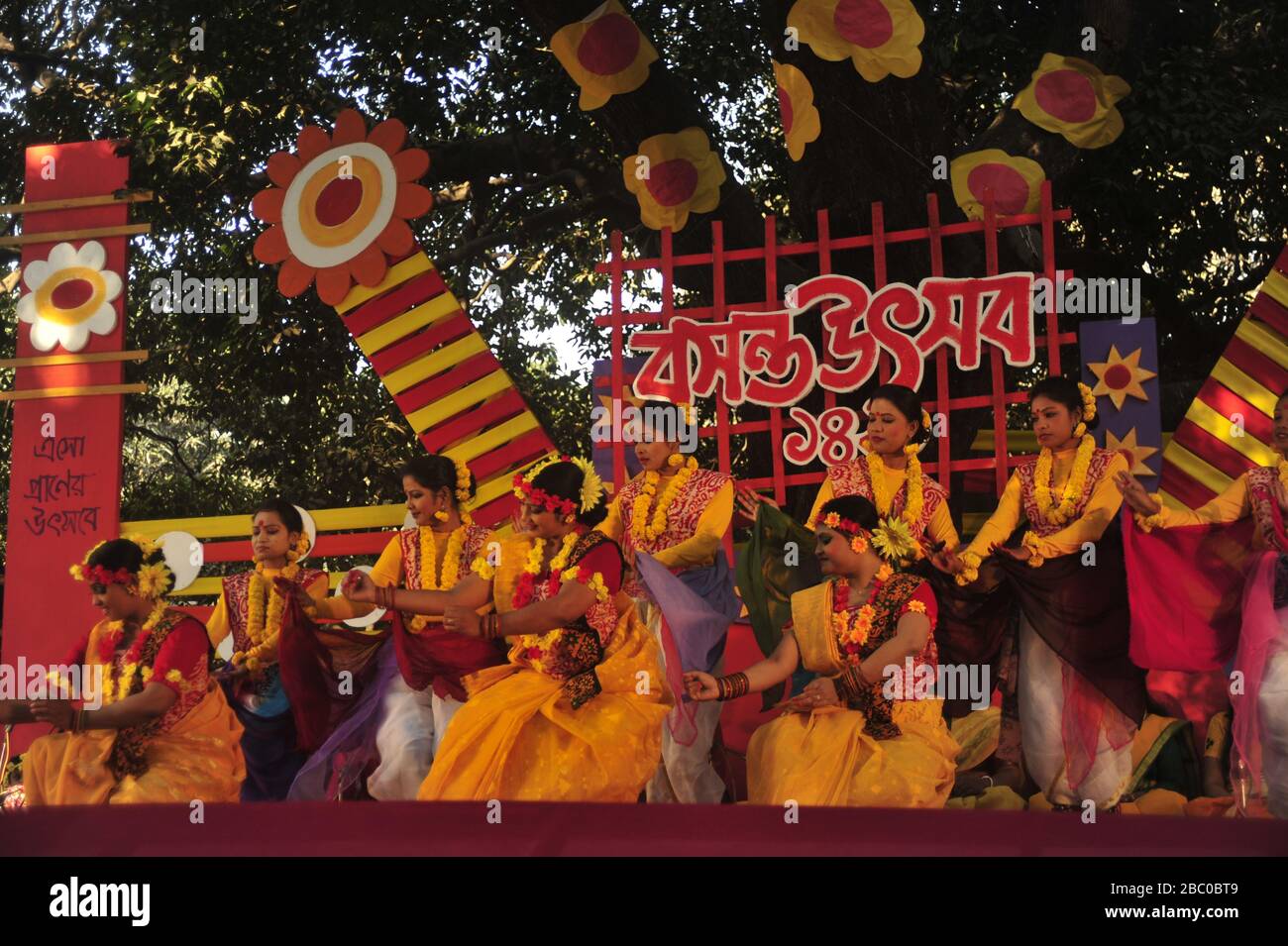 People from all walk join the cultural program of Pahela Falgun, also ...
