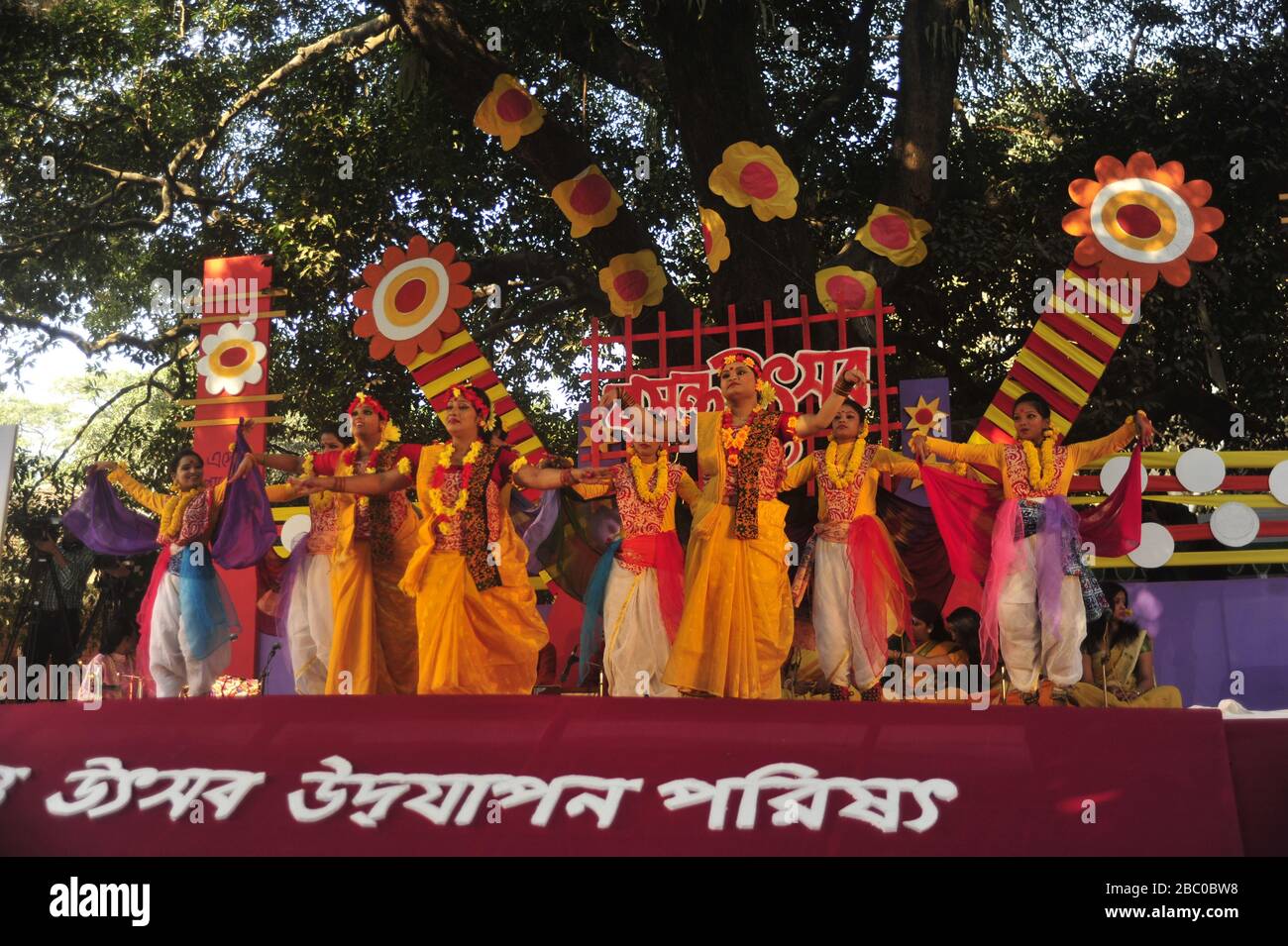 People from all walk join the cultural program of Pahela Falgun, also ...