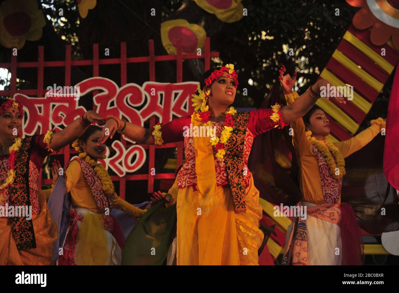 People from all walk join the cultural program of Pahela Falgun, also ...