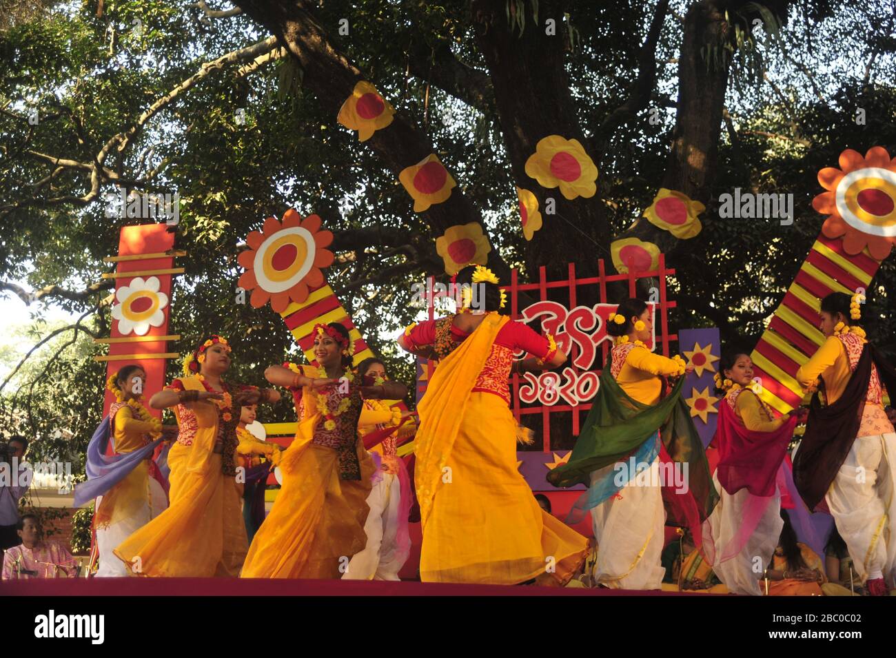 People from all walk join the cultural program of Pahela Falgun, also ...