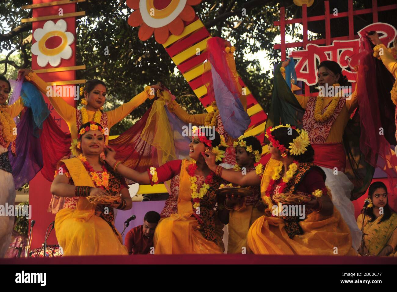 People from all walk join the cultural program of Pahela Falgun, also ...