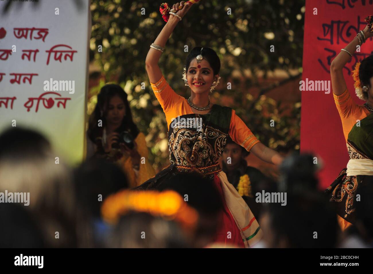 People from all walk join the cultural program of Pahela Falgun, also ...