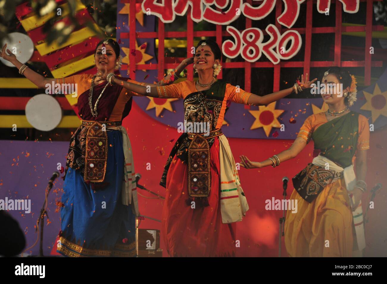 People from all walk join the cultural program of Pahela Falgun, also ...