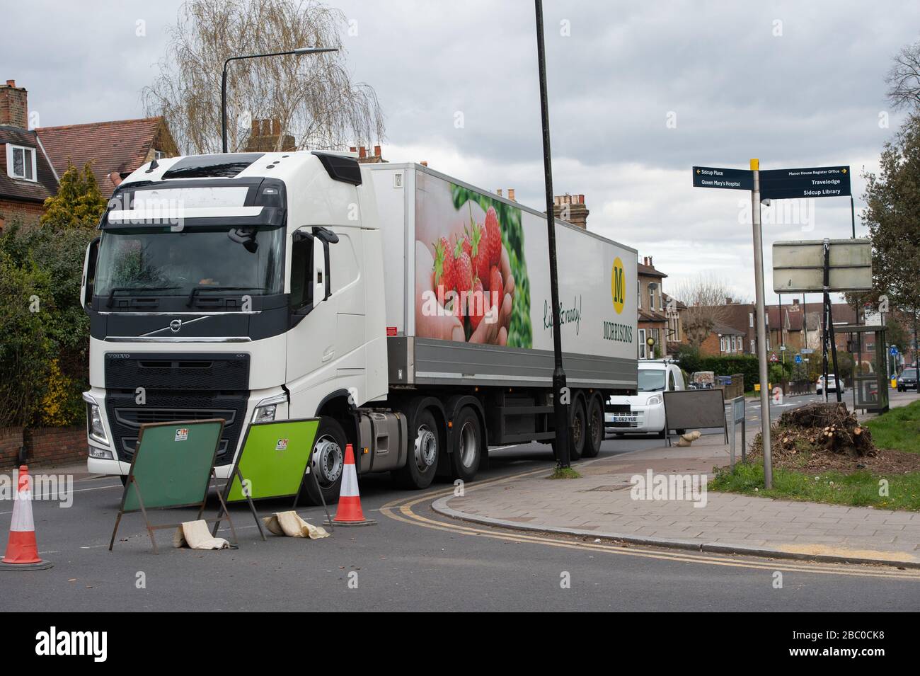Morrisons truck hi-res stock photography and images - Alamy