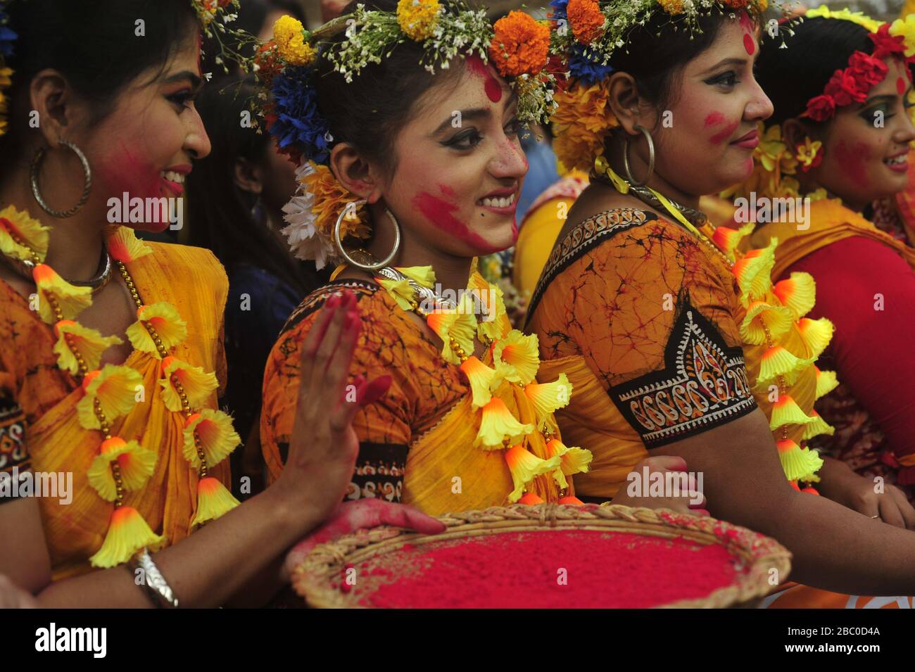 People from all walk join the cultural program of Pahela Falgun, also ...