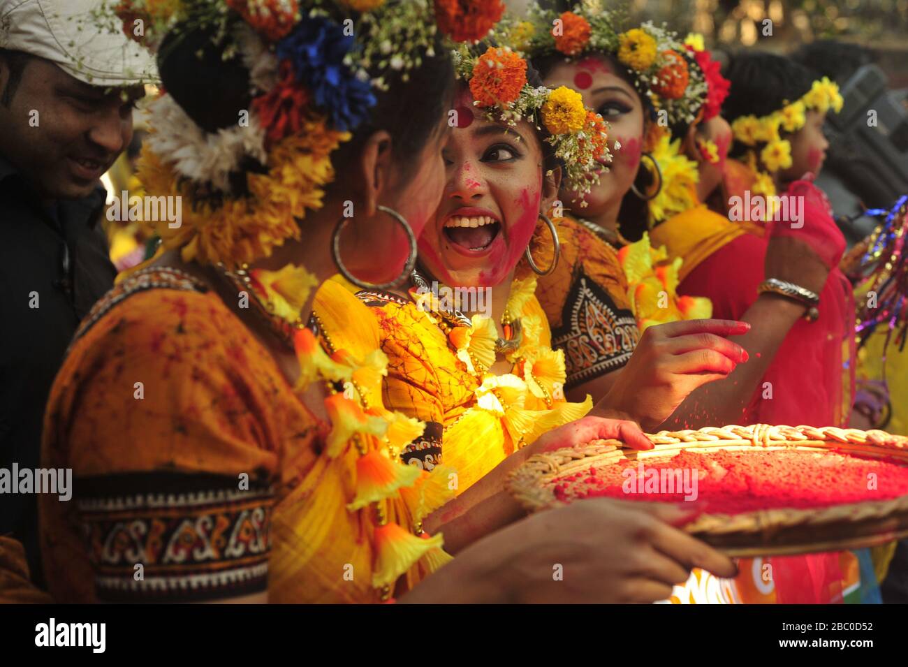 People from all walk join the cultural program of Pahela Falgun, also ...