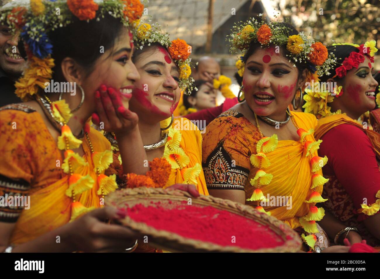 People from all walk join the cultural program of Pahela Falgun, also ...