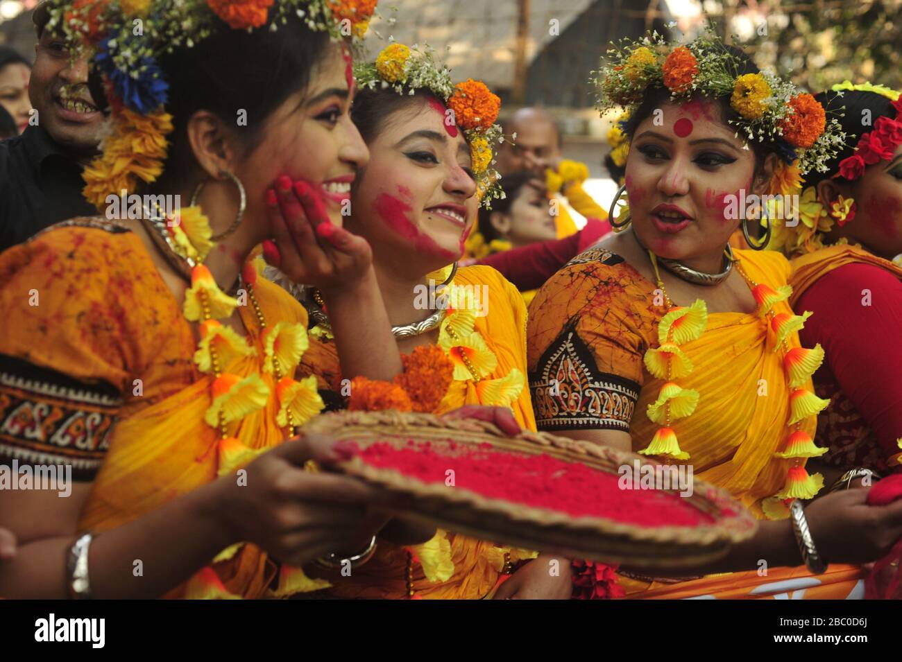 People from all walk join the cultural program of Pahela Falgun, also ...