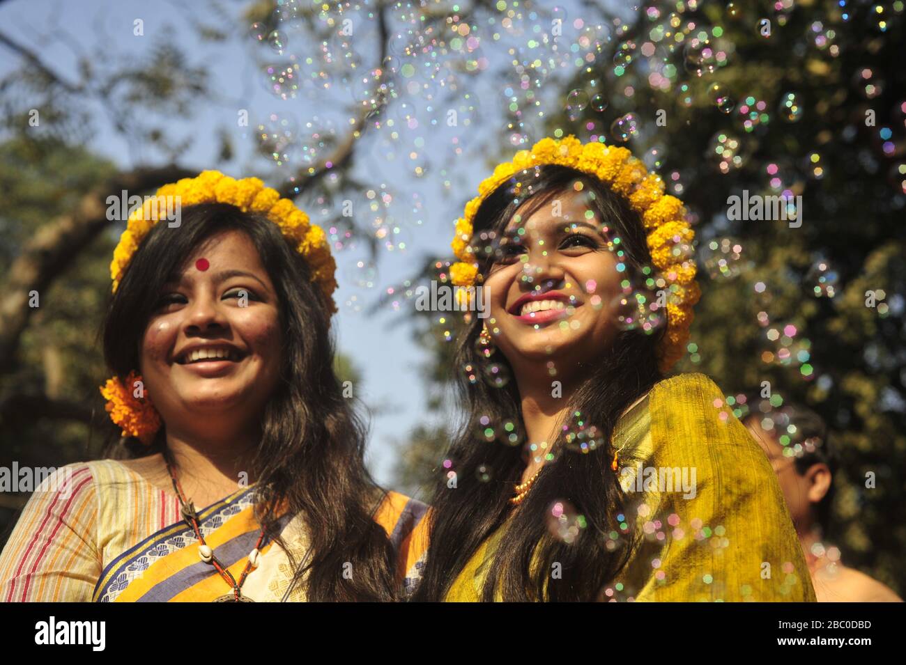 People from all walk join the cultural program of Pahela Falgun, also ...