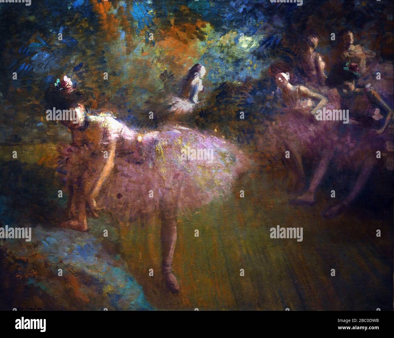 Dancers in Pink 1905 Jean Louis Forain 1852-1932 France French Stock ...