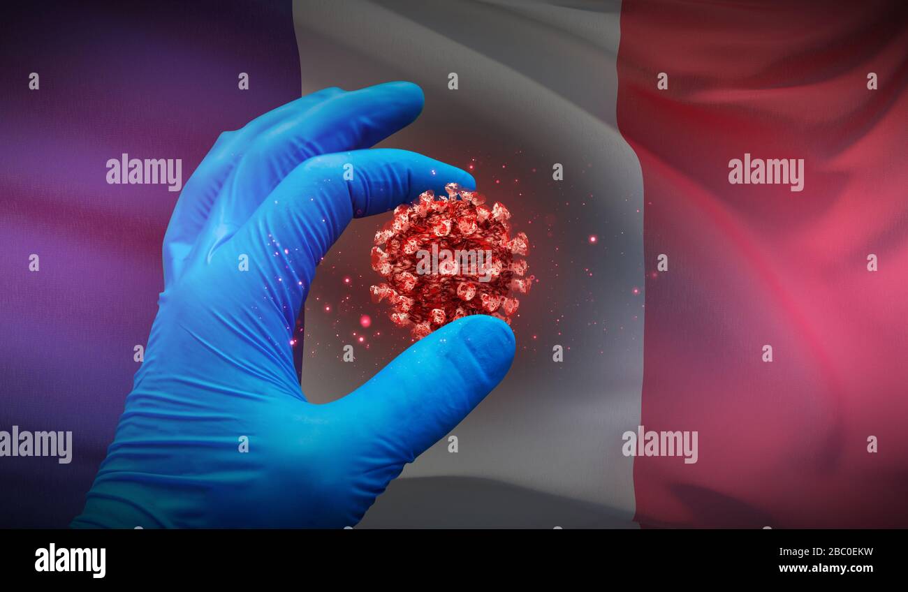 Medical Concept with background flag of France Stock Photo - Alamy