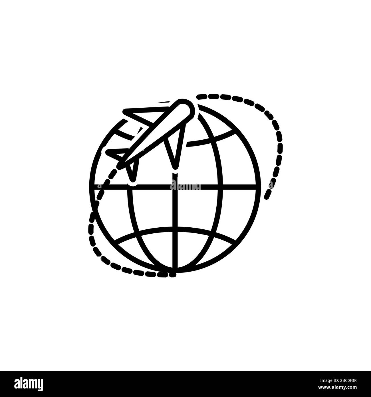 world plane transportation vector illustration Stock Vector Image & Art ...