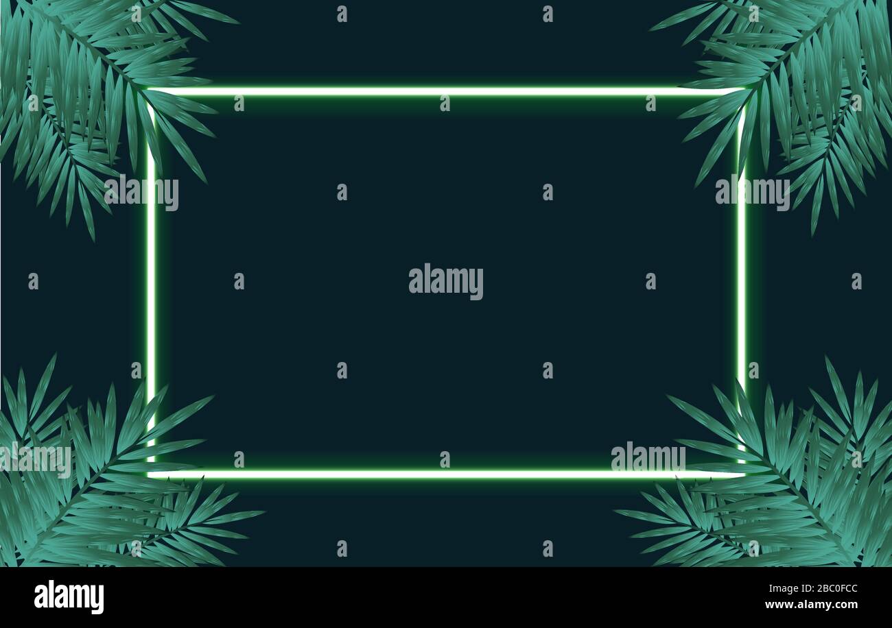 Banana leaf background on Stock Vector Images - Alamy