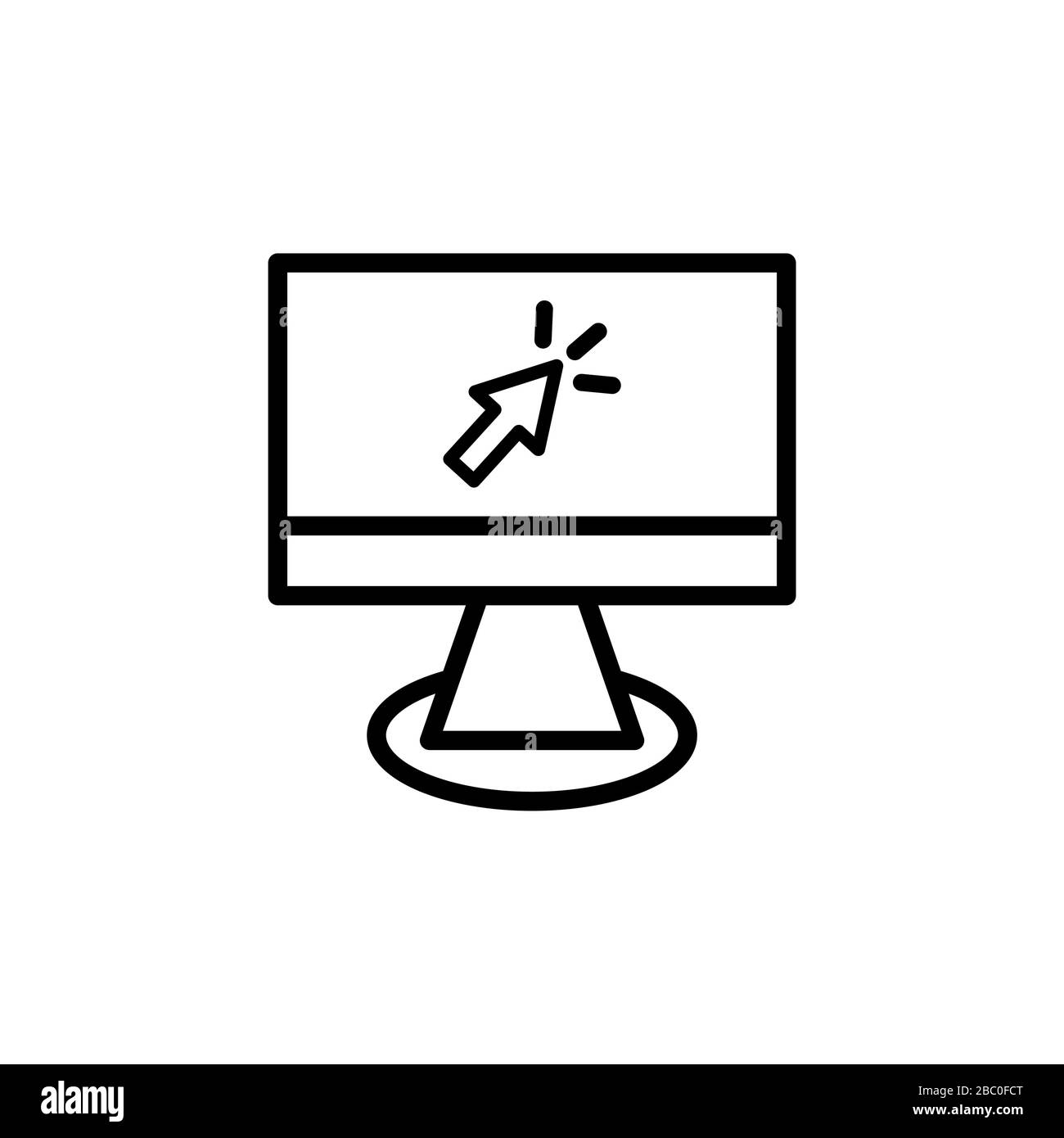 device cursor click icon vector illustration Stock Vector Image & Art ...